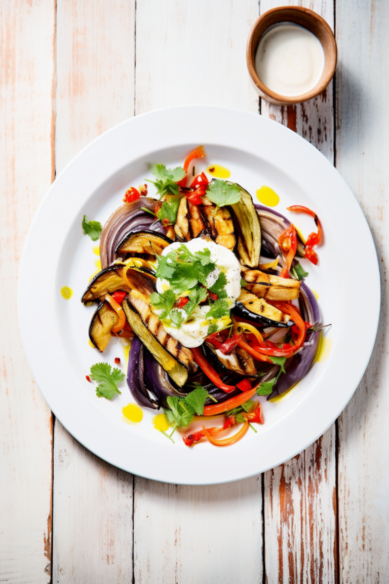 Catalan Roasted Vegetable Salad (Escalivada) - Cooking Mediterranean