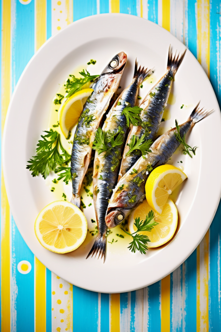 Istanbul-Style Baked Sardines with Herbs and Lemon - Cooking Mediterranean