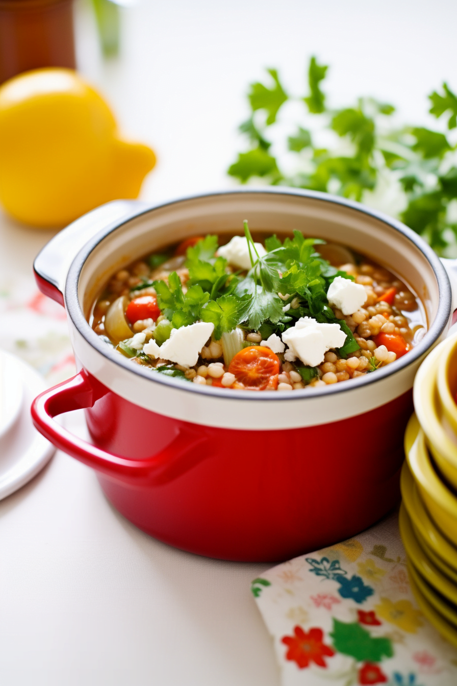 Ankara-Style Barley and Vegetable Soup (Arpa Şehriye Çorbası) - Cooking ...