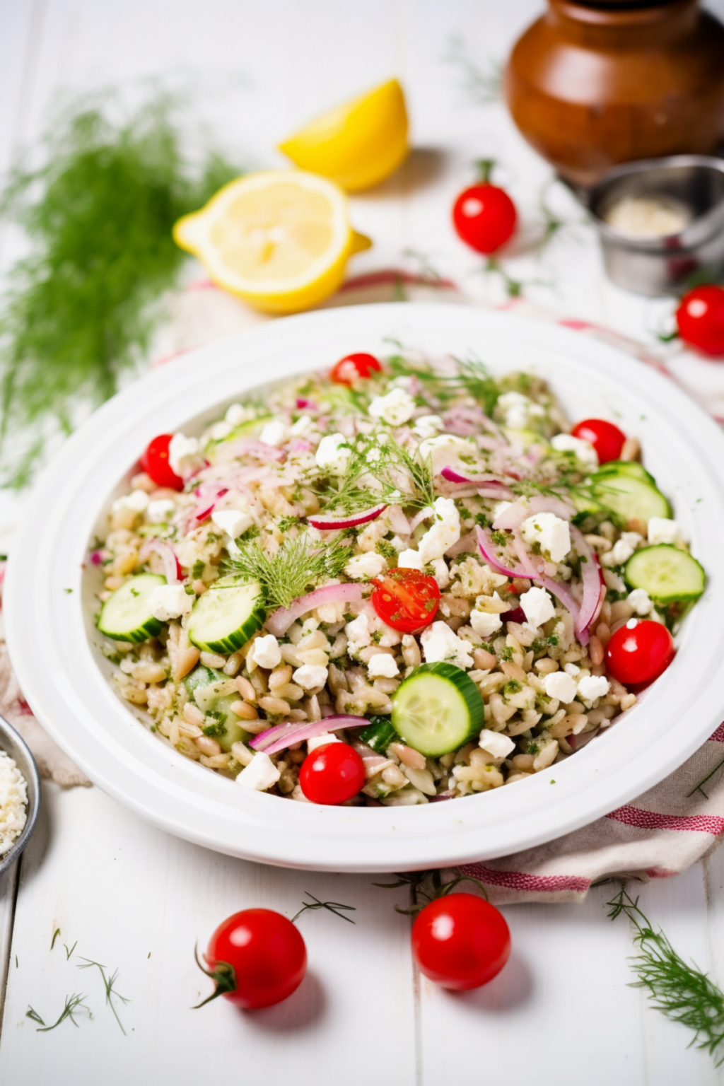 Egyptian Barley and Herb Salad (Barley Salad) - Cooking Mediterranean