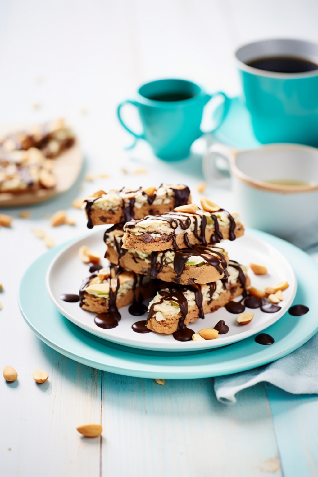 Piedmontese Hazelnut and Chocolate Biscotti - Cooking Mediterranean