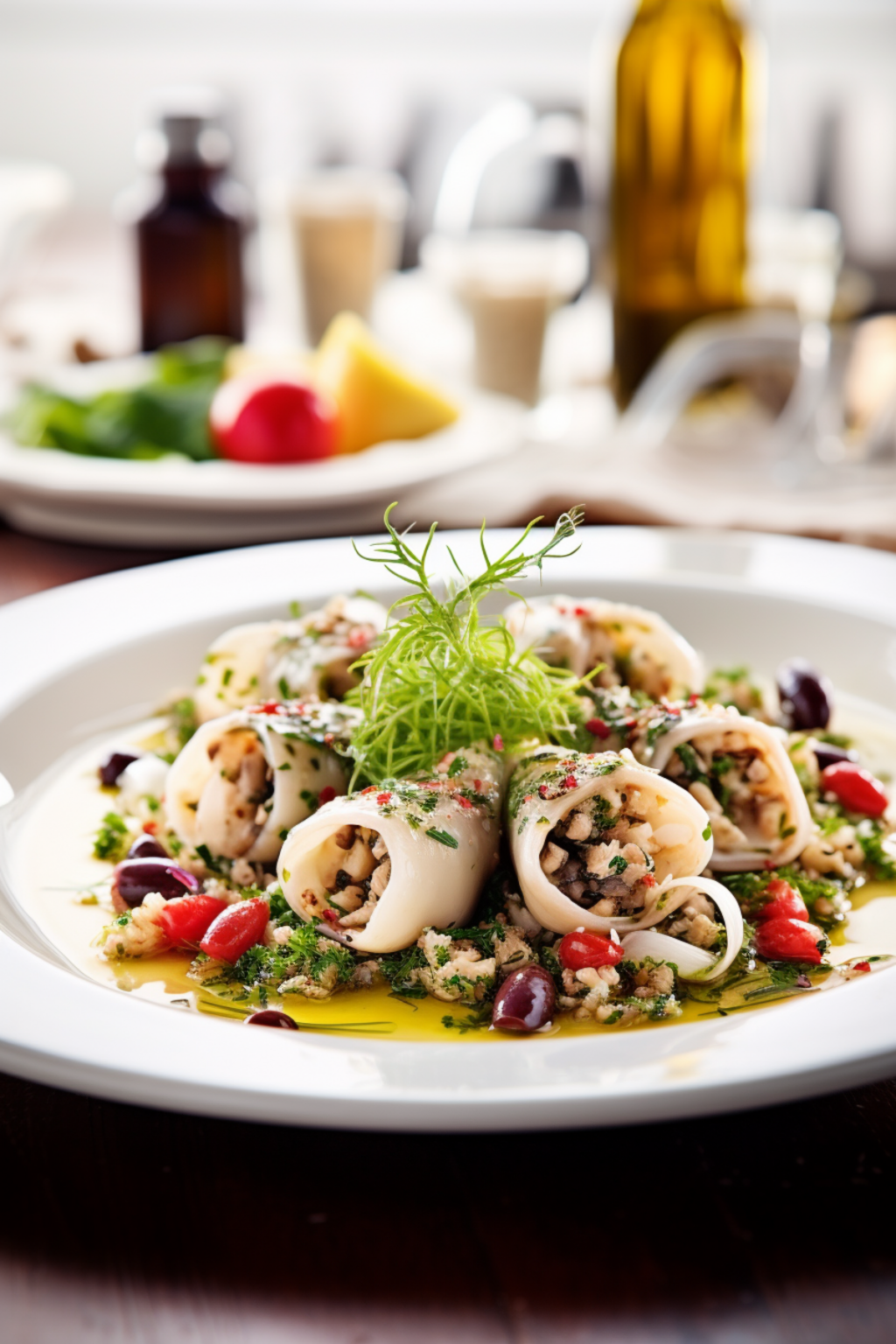 Aegean Stuffed Squid with Rice and Herbs (Kalamar Dolma) - Cooking ...