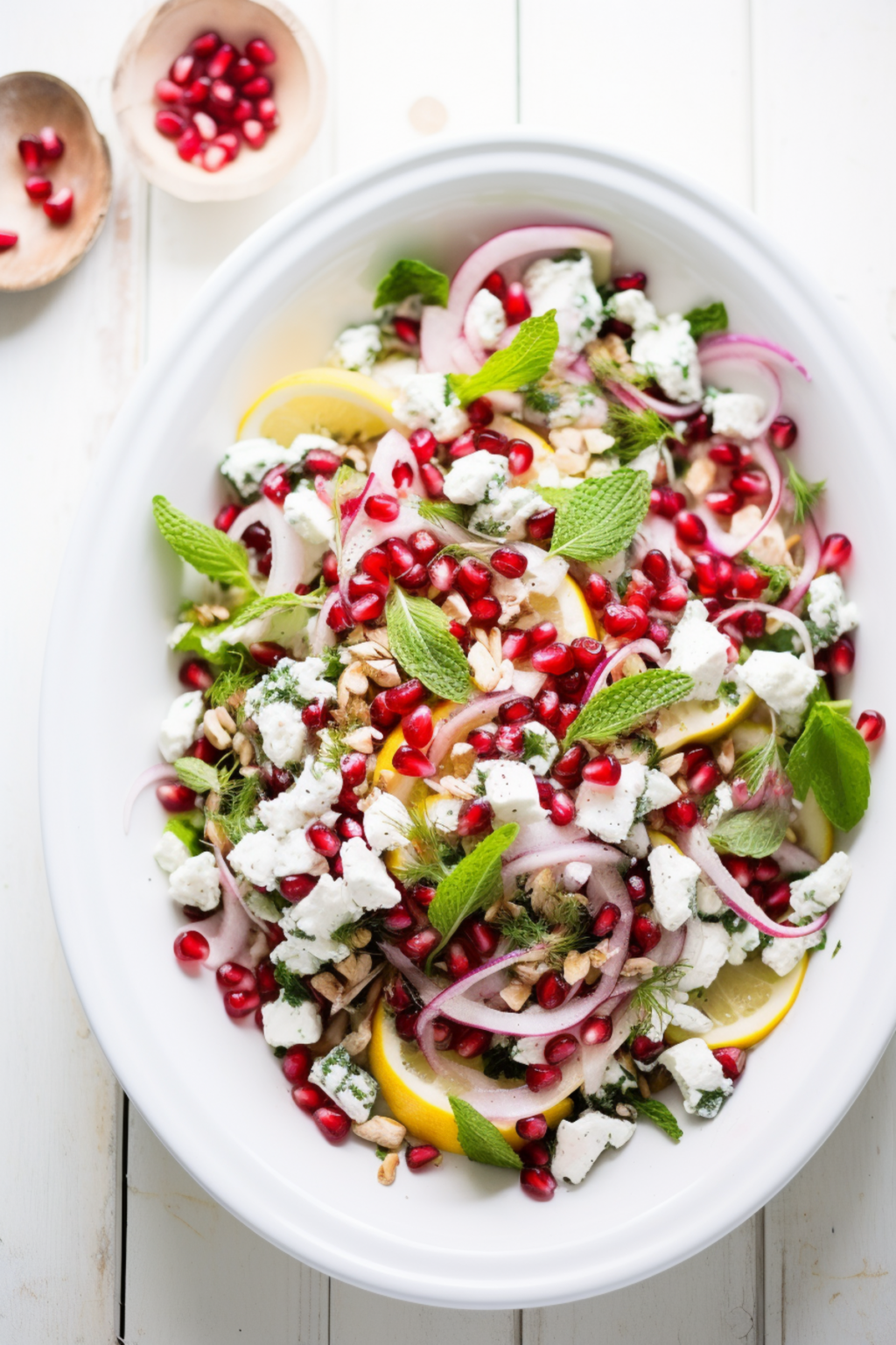 Antalya Pomegranate and Walnut Salad - Cooking Mediterranean