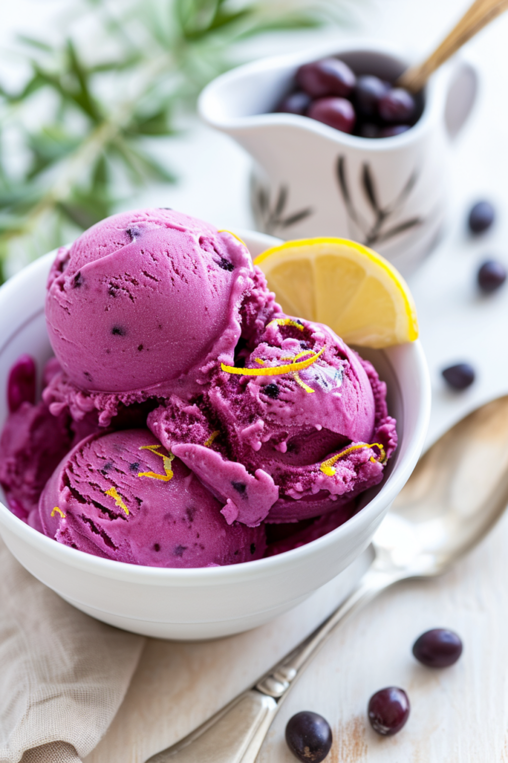 Sardinian Myrtle Berry Liqueur Sorbet - Cooking Mediterranean