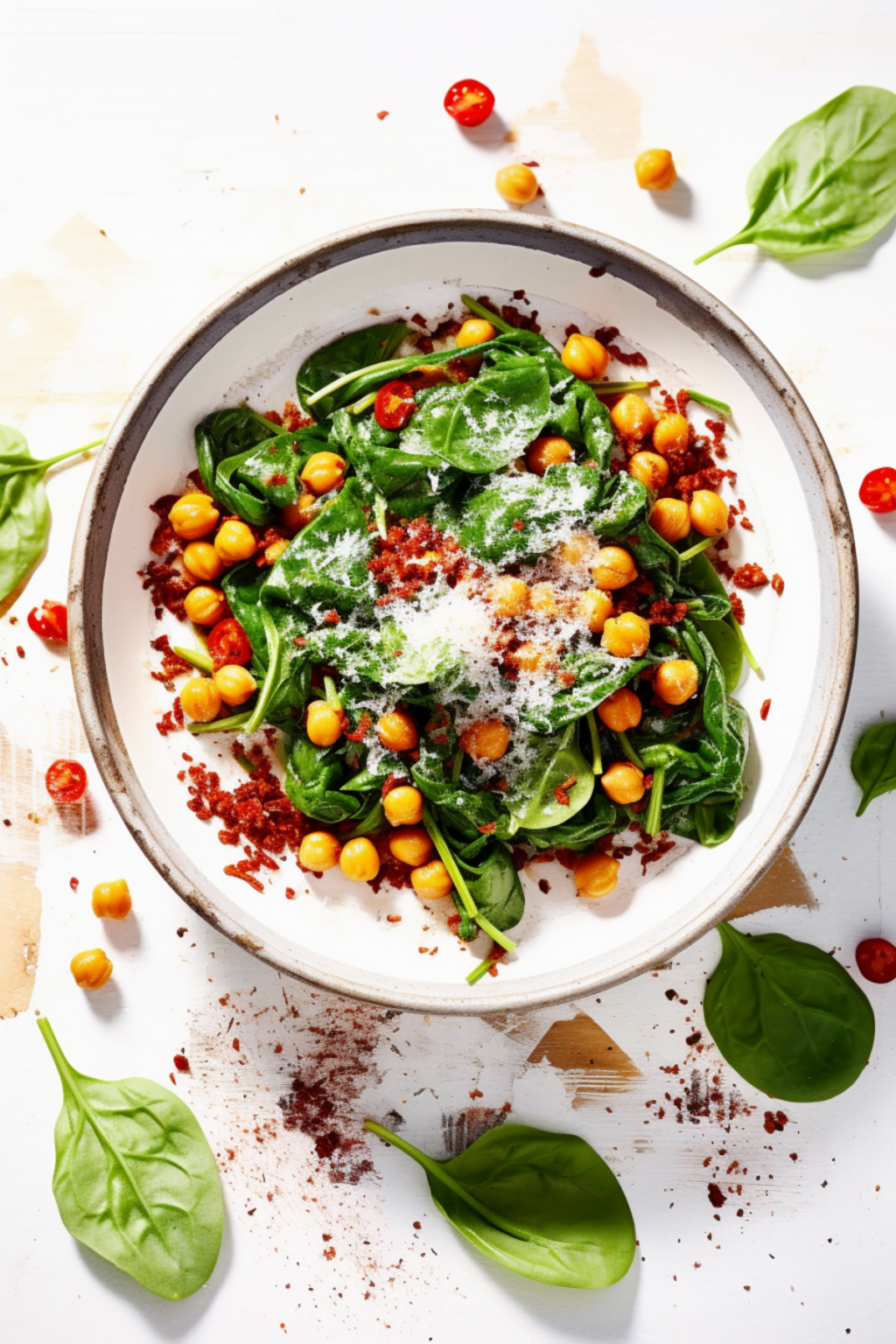 Sicilian Style Chickpeas with Spinach and Sun-Dried Tomatoes - Cooking ...