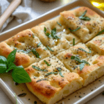 Ligurian Basil and Potato Focaccia - Cooking Mediterranean